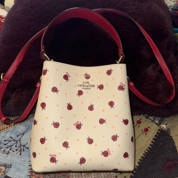 Coach | Bags | Coach Ladybug Crossbody Detachable Strap Or Hand Purse ...
